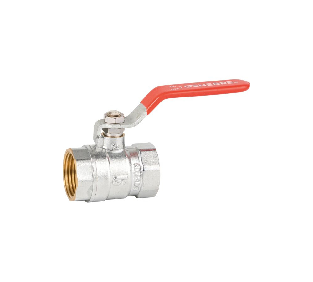 GENEBRE: Válvula de esfera da série Light (alavanca vermelha)